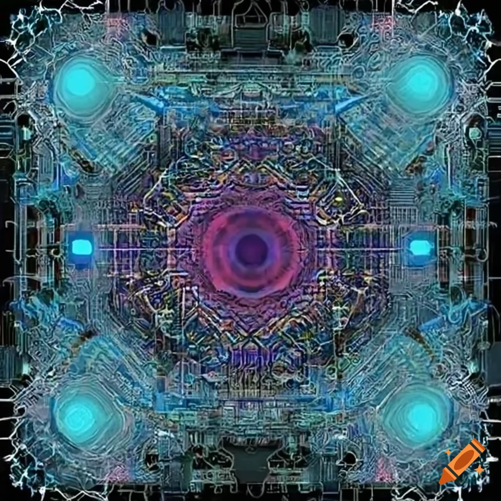 An image representing how the artificial intelligence looks like