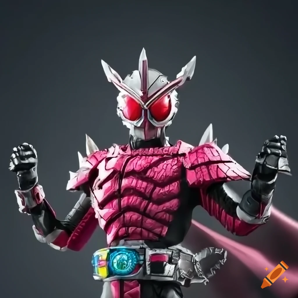 Kamen rider with armor themed after an ankylosaurus