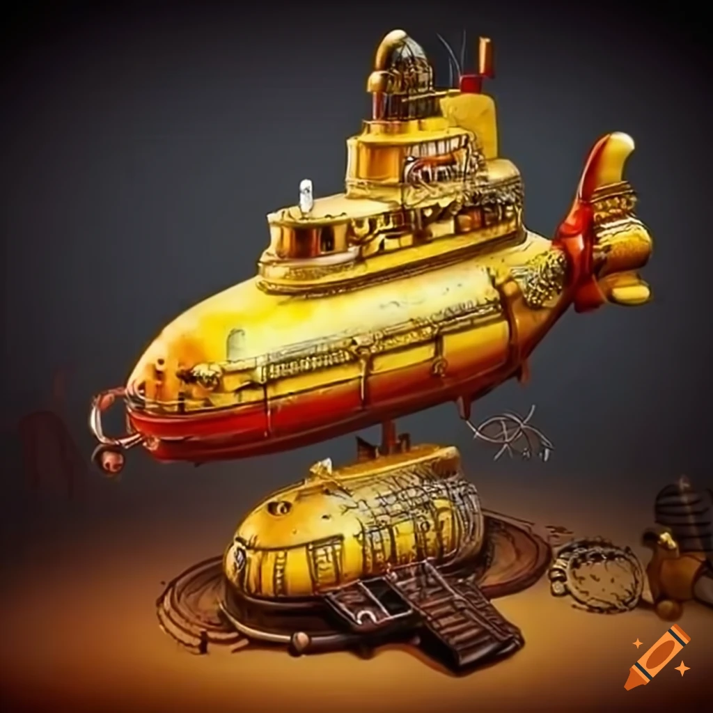 Yellow submarine steampunk