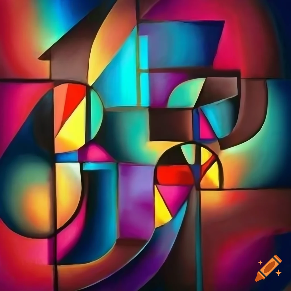 Abstract cubist entropy on Craiyon