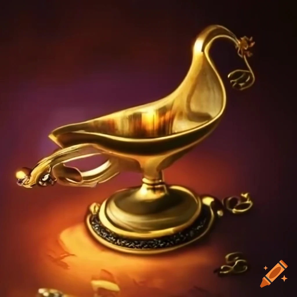 ♾ 11:11 key magic lamp on Craiyon