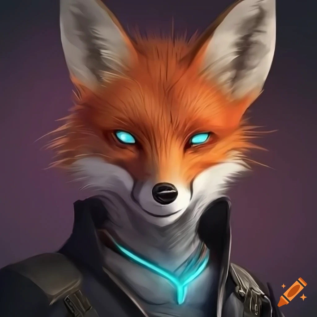 A cool fox avatar cyber