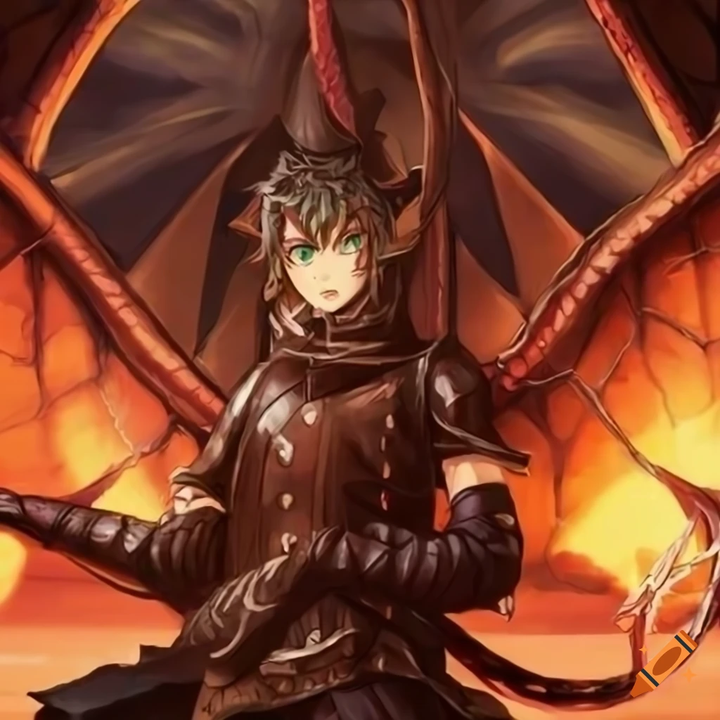 Half Human Half Dragon Girl Anime