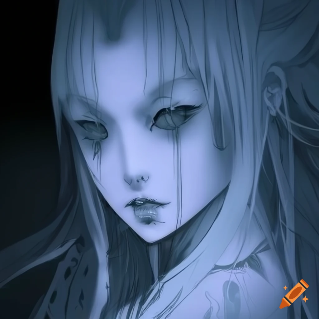 Anime Ghost Girl Crying