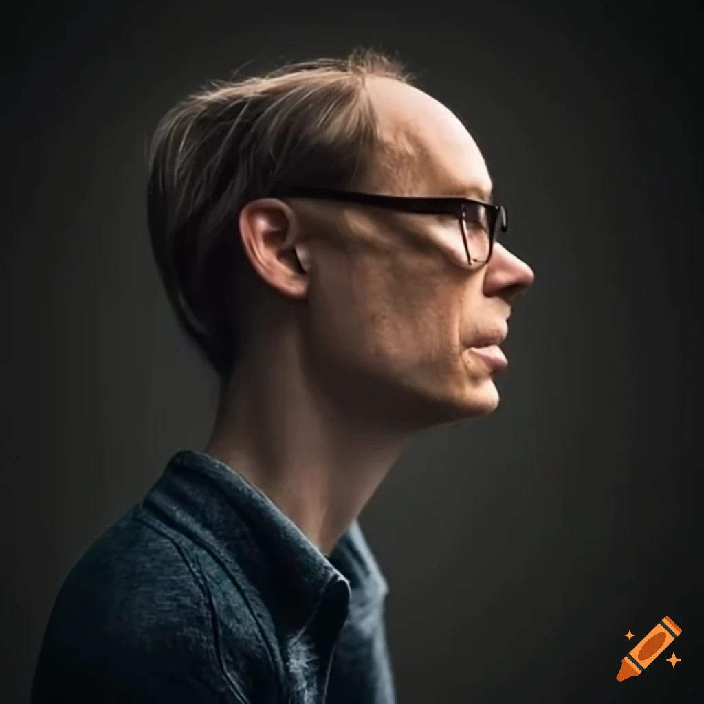 Stephen merchant side profile pic on Craiyon