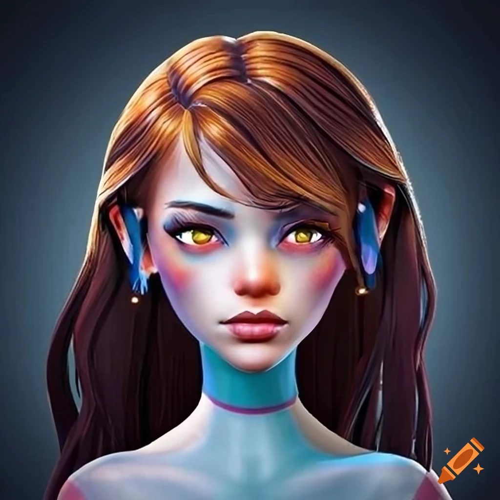 Imagine an avatar that embodies Ava, your virtual friend. She has a ...