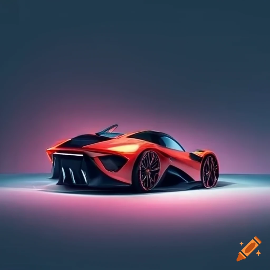 Modern hypercar on Craiyon