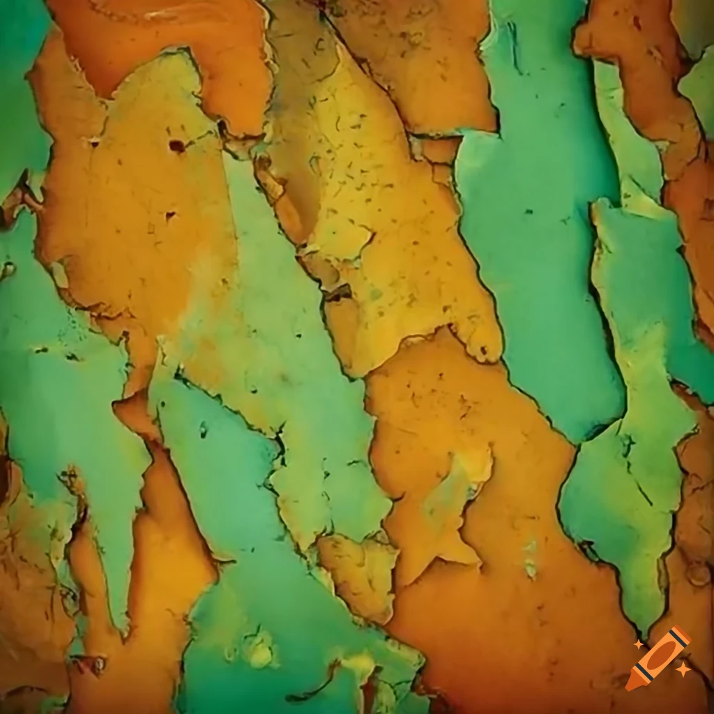 Soviet colors peeling