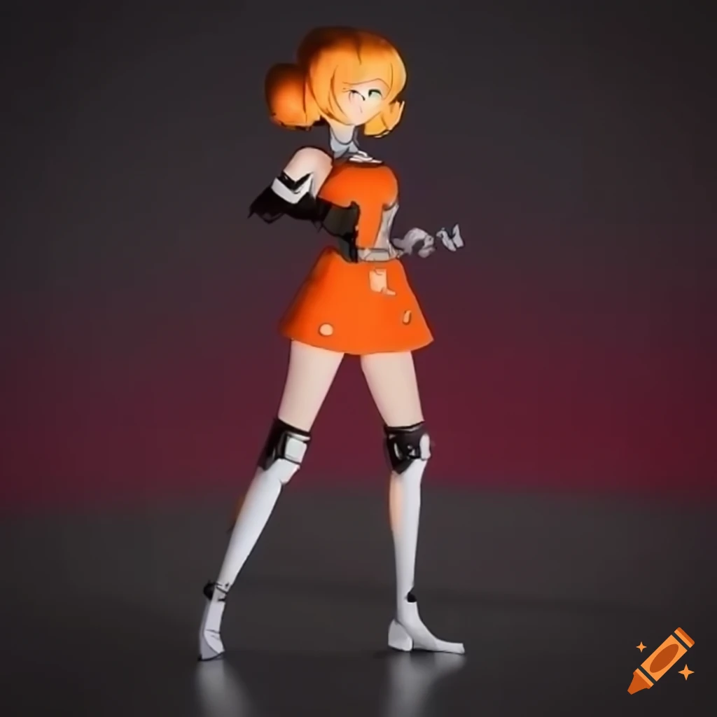 Penny the robot from rwby on Craiyon