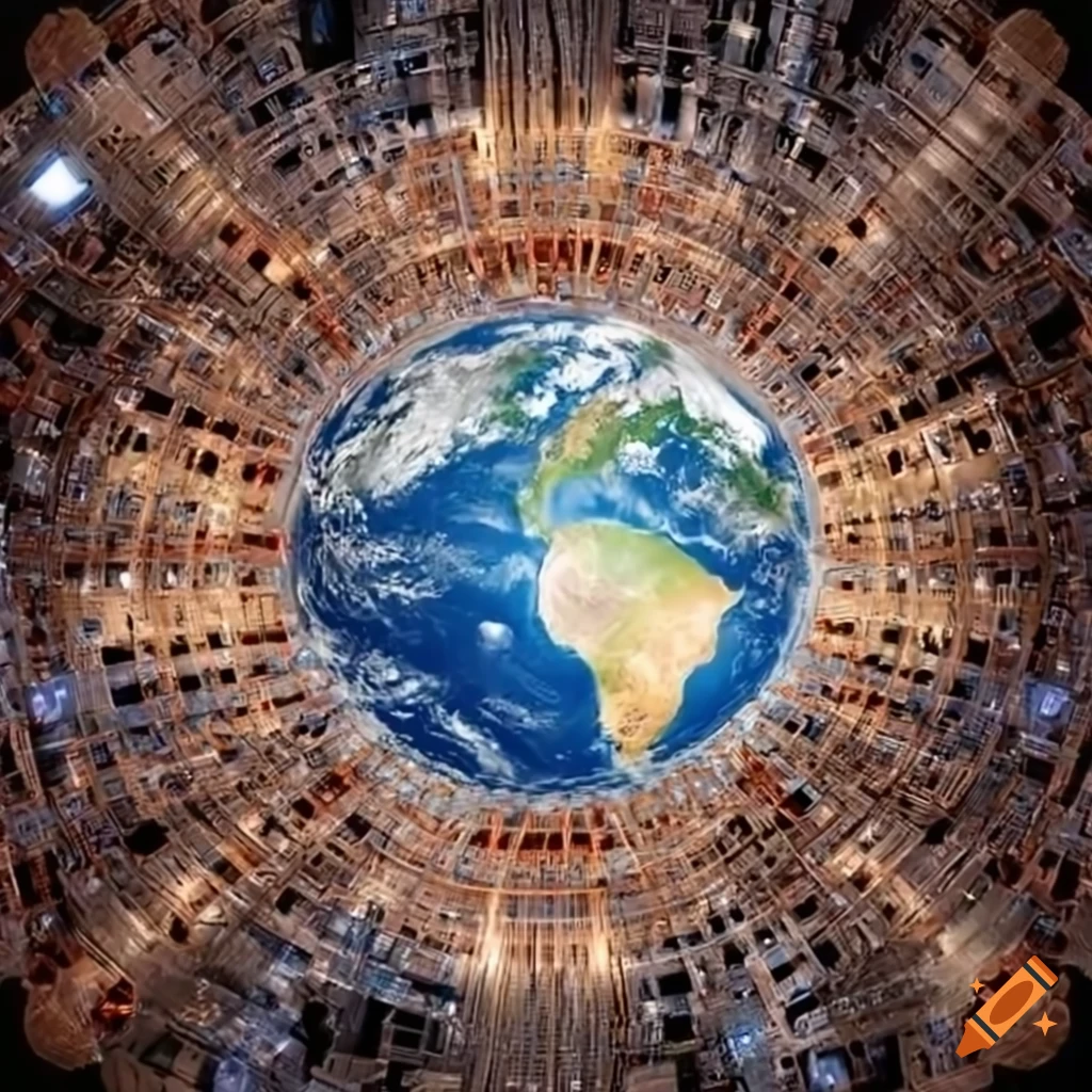 The earth in the centrum of a quantum computer