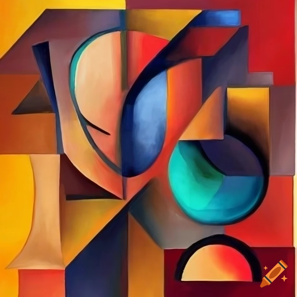 Abstract cubist entropy on Craiyon