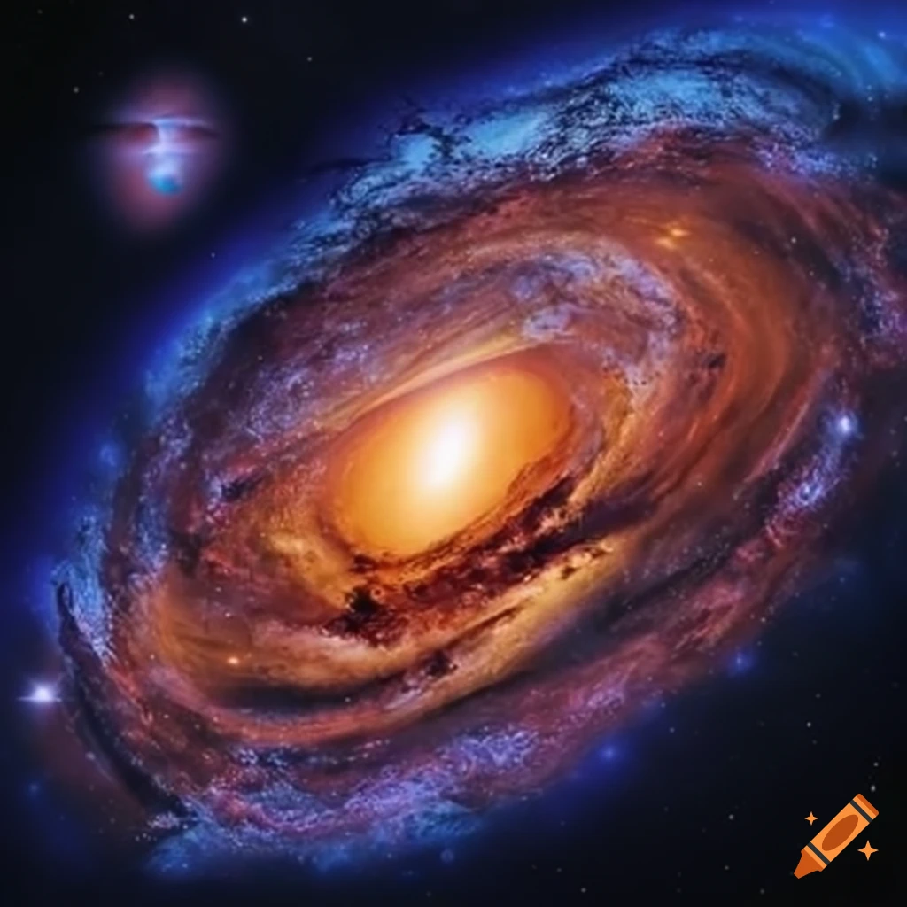 Outer space and galaxies on Craiyon