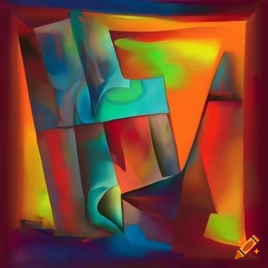 Abstract cubist entropy on Craiyon