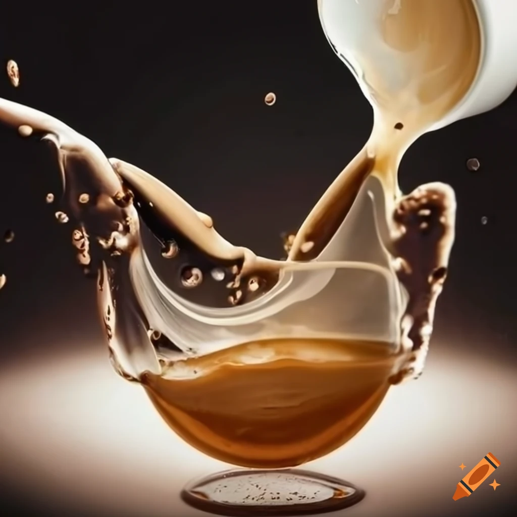 Sinking in liquid coffee