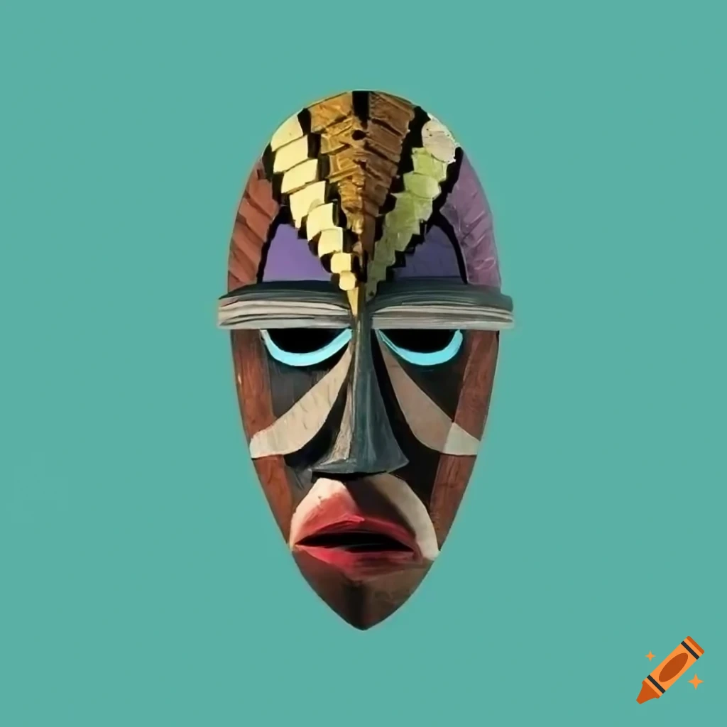 Abstract african mask