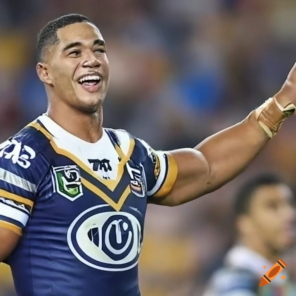 Nrl cowboys players on Craiyon