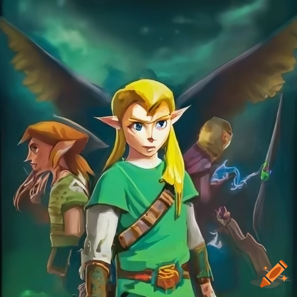 The legend of zelda book cover