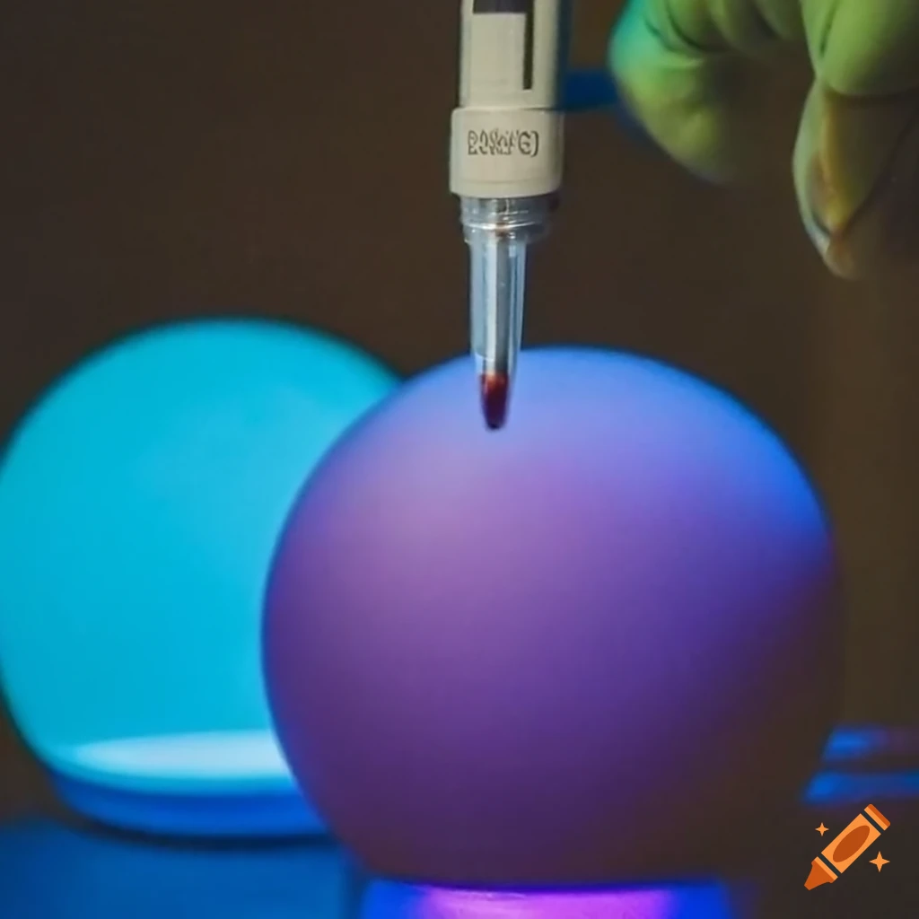 Pipette science experiment on google balls