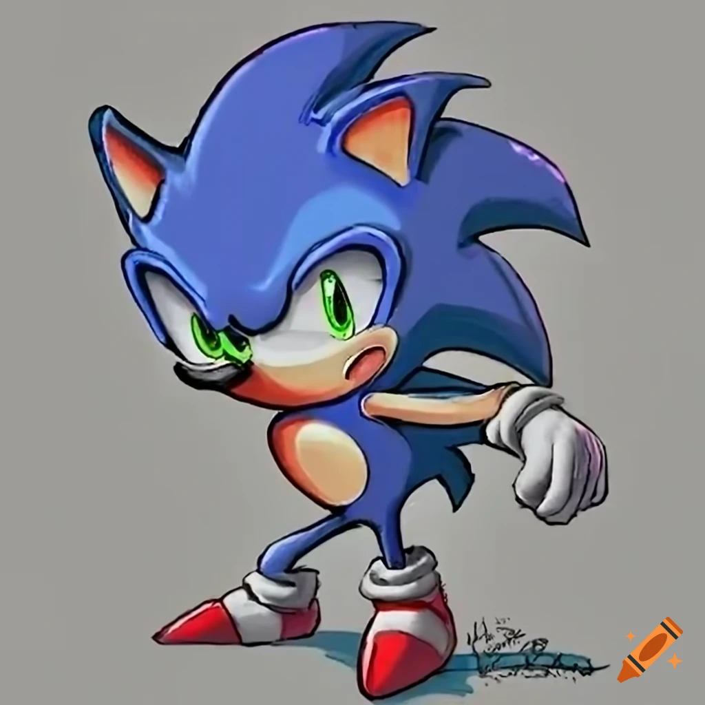 Toei sonic on Craiyon