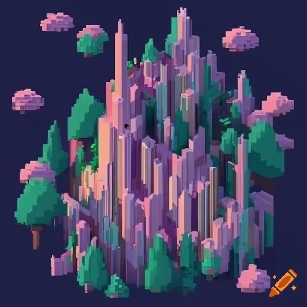 Create a vast, intricate, ornate video-game , densely populated ...