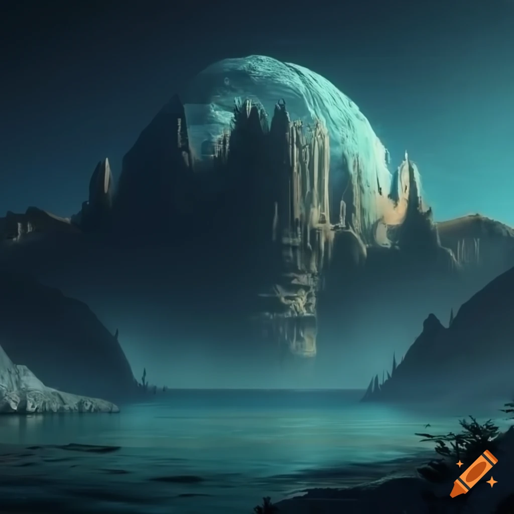 A fantasy landscape. high quality, high definition, octane render ...