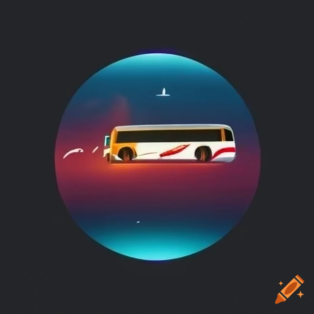 Logo travel bus agency on Craiyon