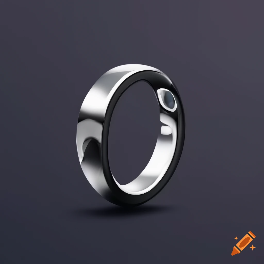 Brand logo for a smart ring futuristic