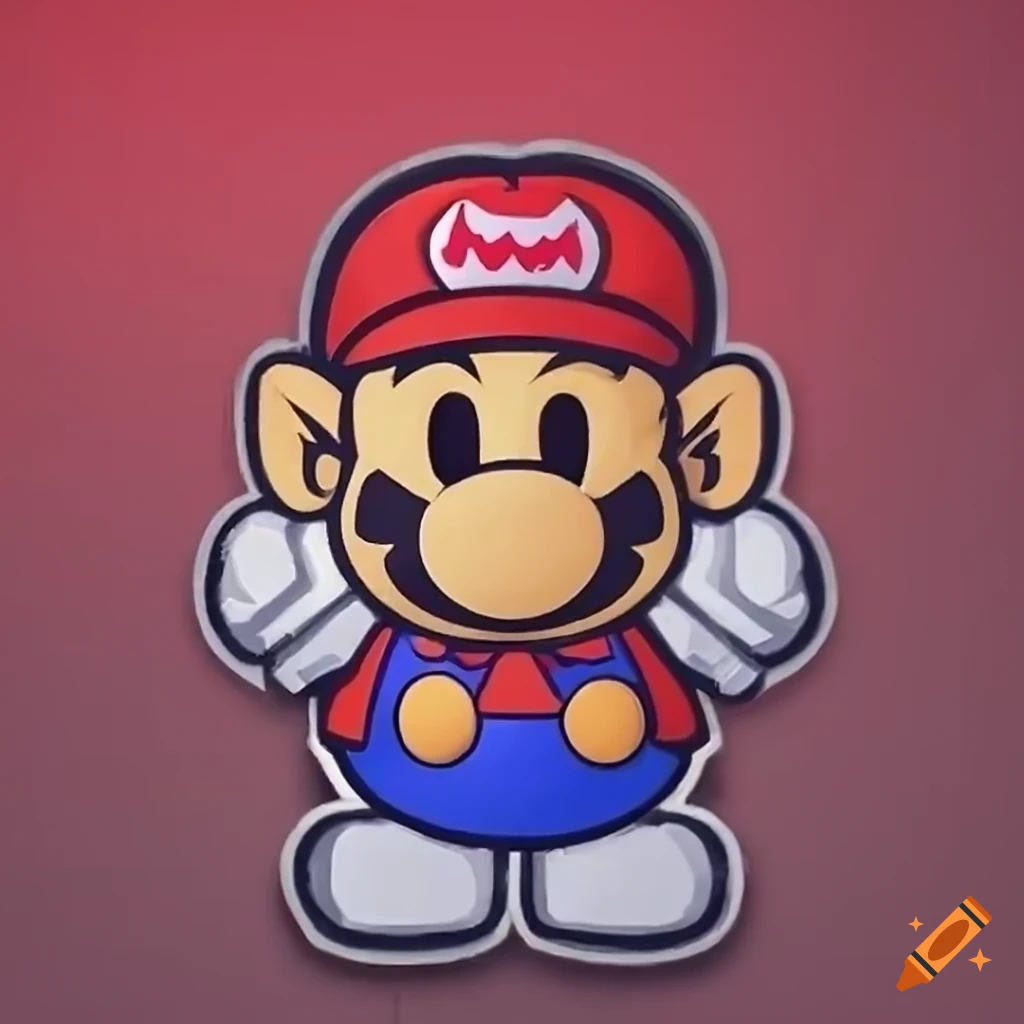 Digital, nintendo, very vibrant, 2d, cartoon, iconography, up close ...