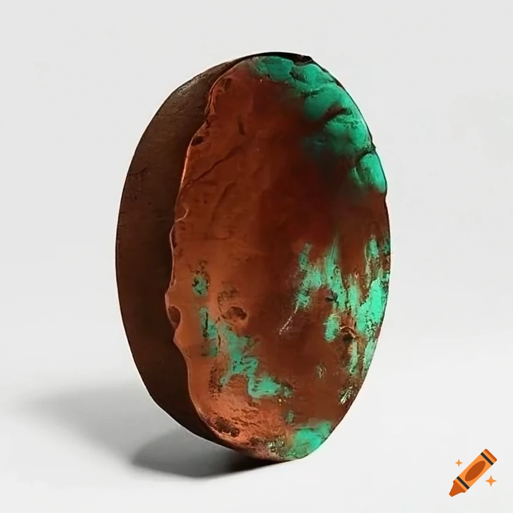 Oxidized copper on Craiyon