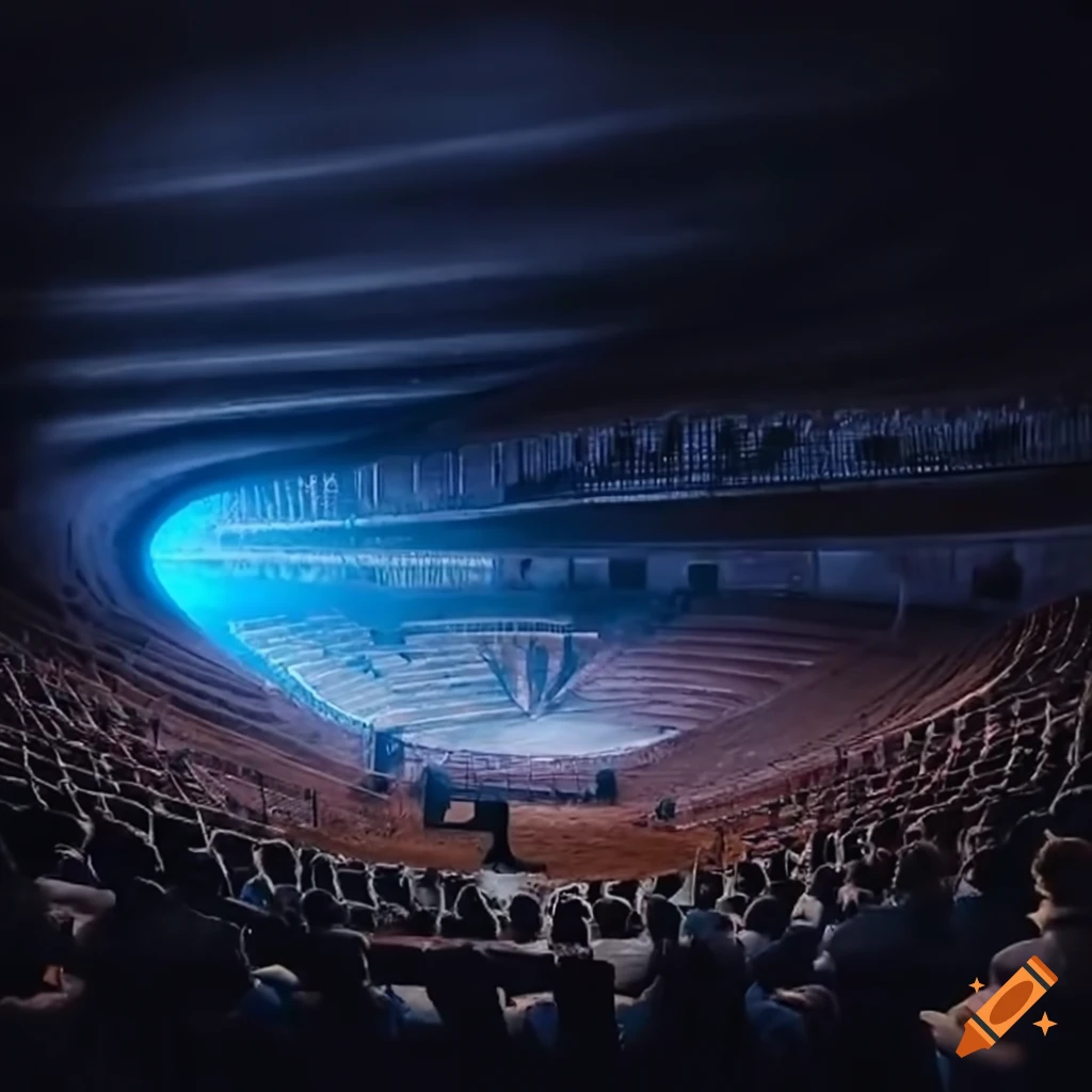 Amphitheater with students