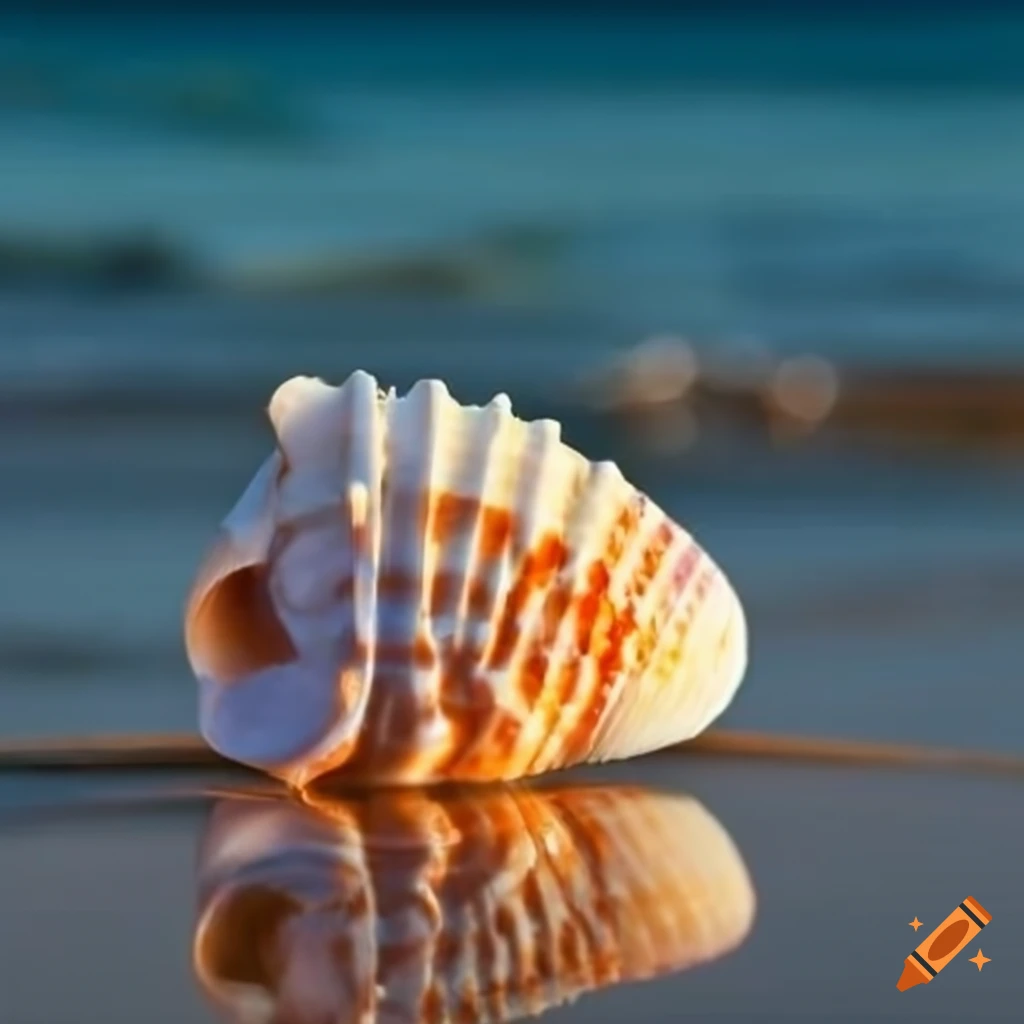 Seashell at the ocean