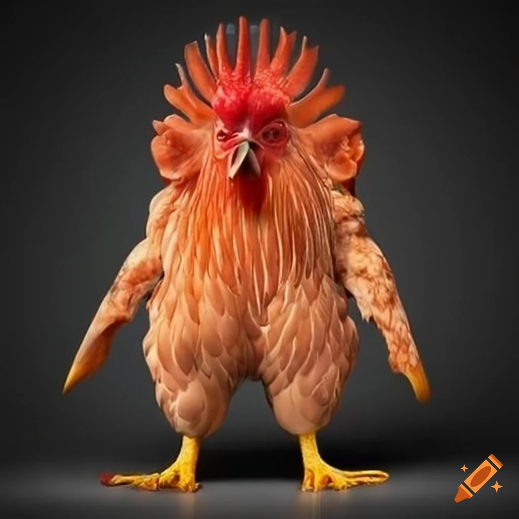 Modern design is a headless chicken on Craiyon