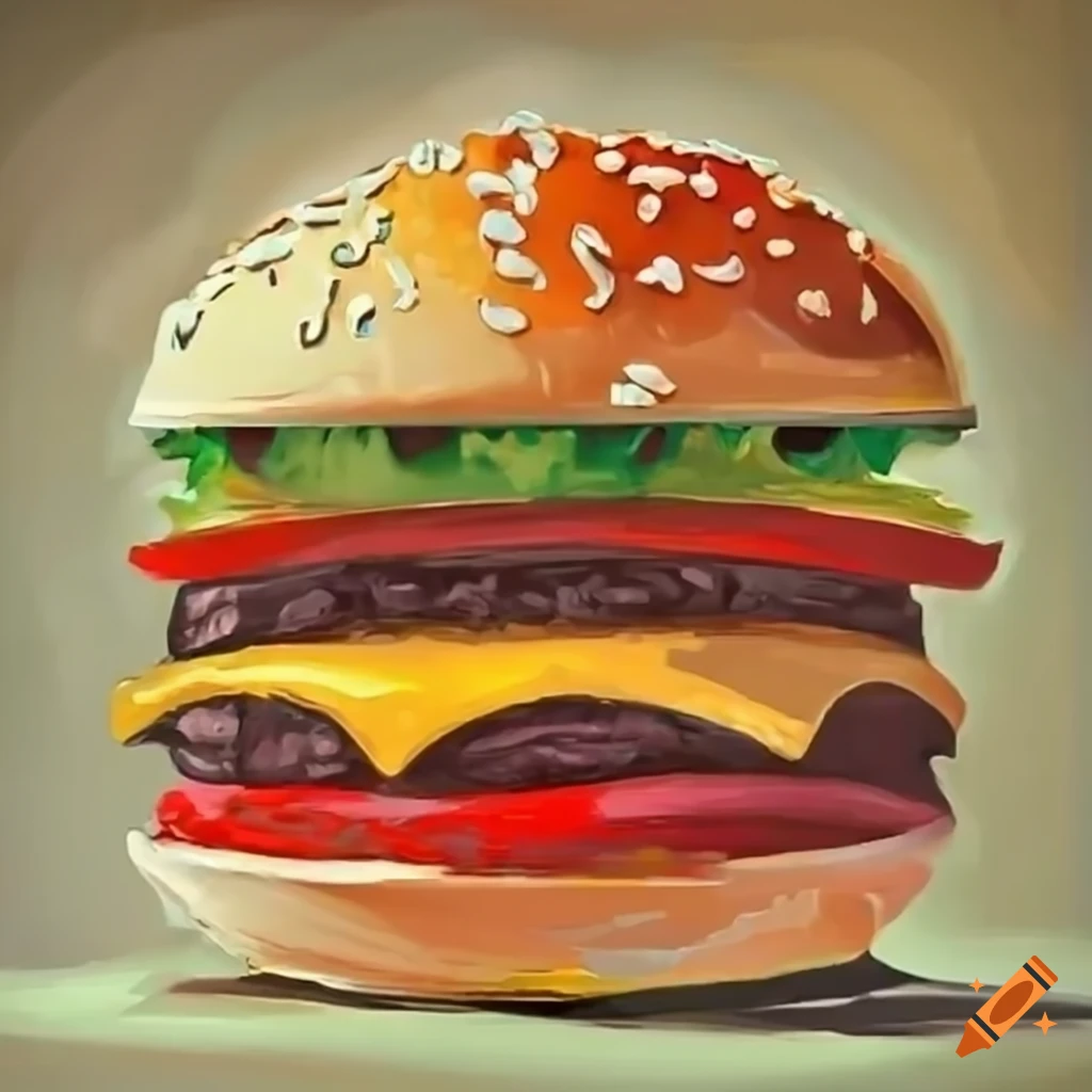 Logo design with the name golden burger