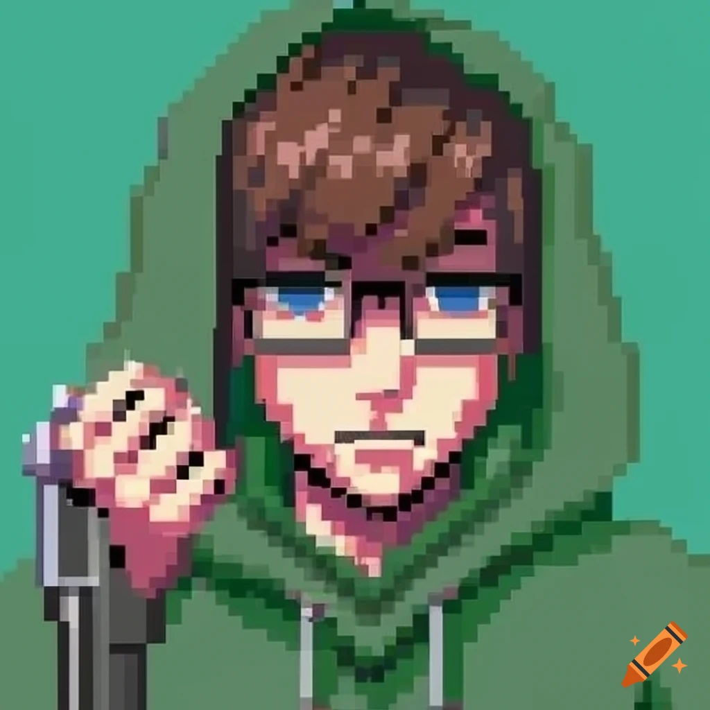 Anime Girl With Microphone And Brown Hair