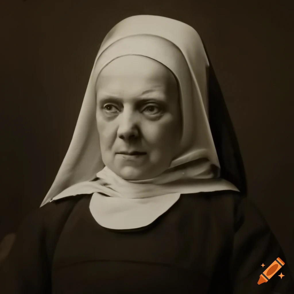 Recreate sister josephine rosenthal, a german nun in 1742 of the benedictine order on Craiyon