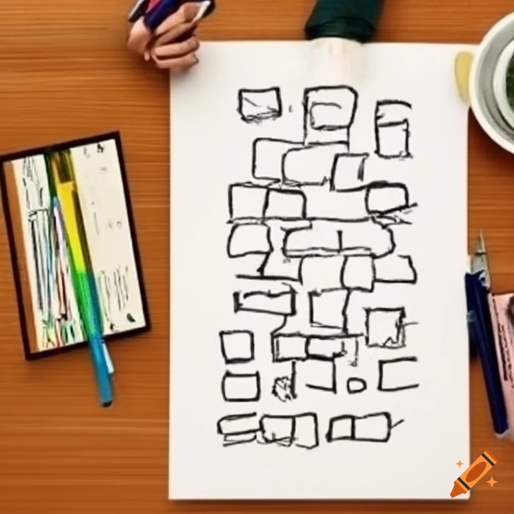 Draw a representation that shows the difference between Data ...