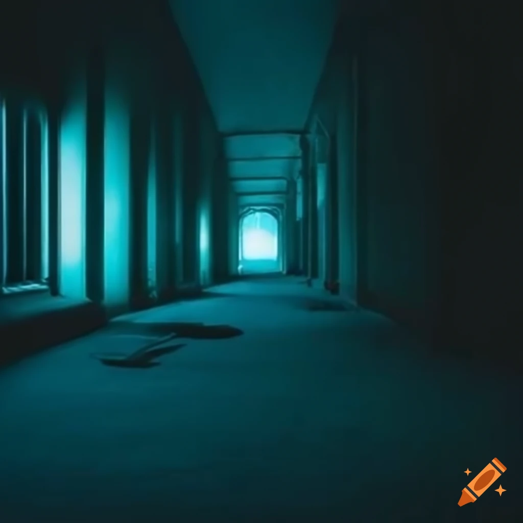 Liminal spaces with a very eerie setting to make you feel like your not ...