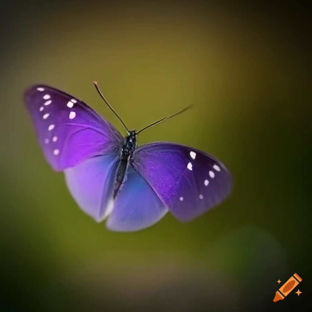 Real Purple Butterfly