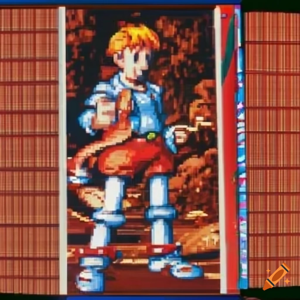 1990s Videogame Box Art of Bacon Boy, Sega Genesis on Craiyon