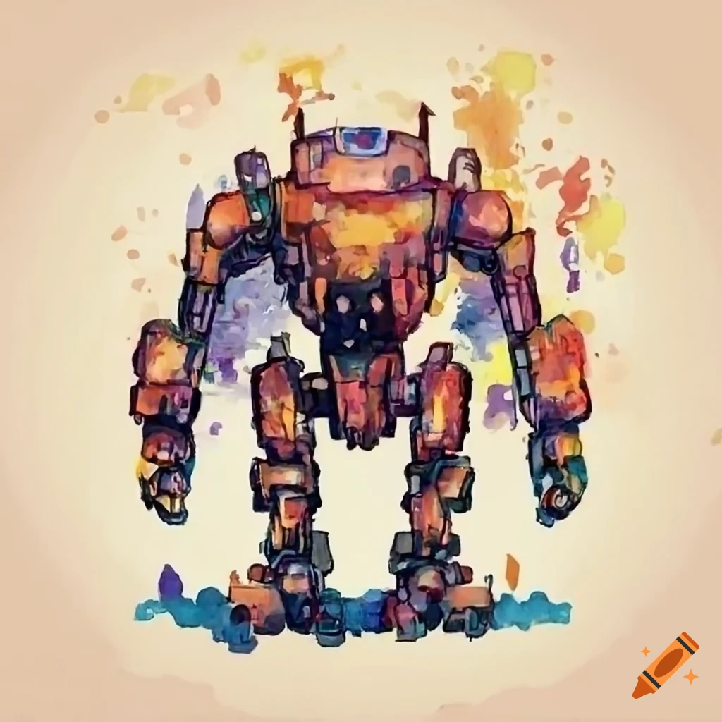 Draw mech on Craiyon