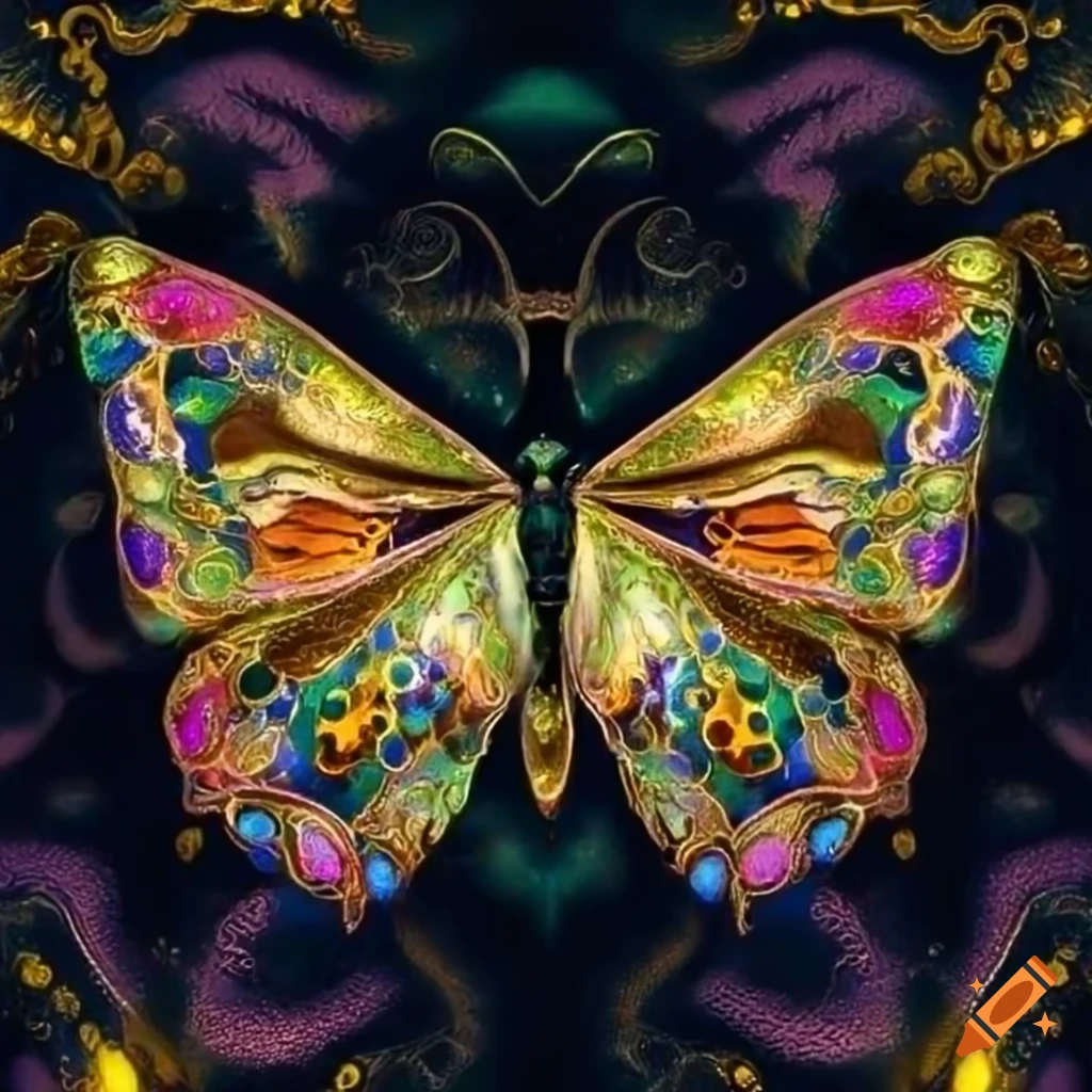 Bilateral Symmetry Butterfly