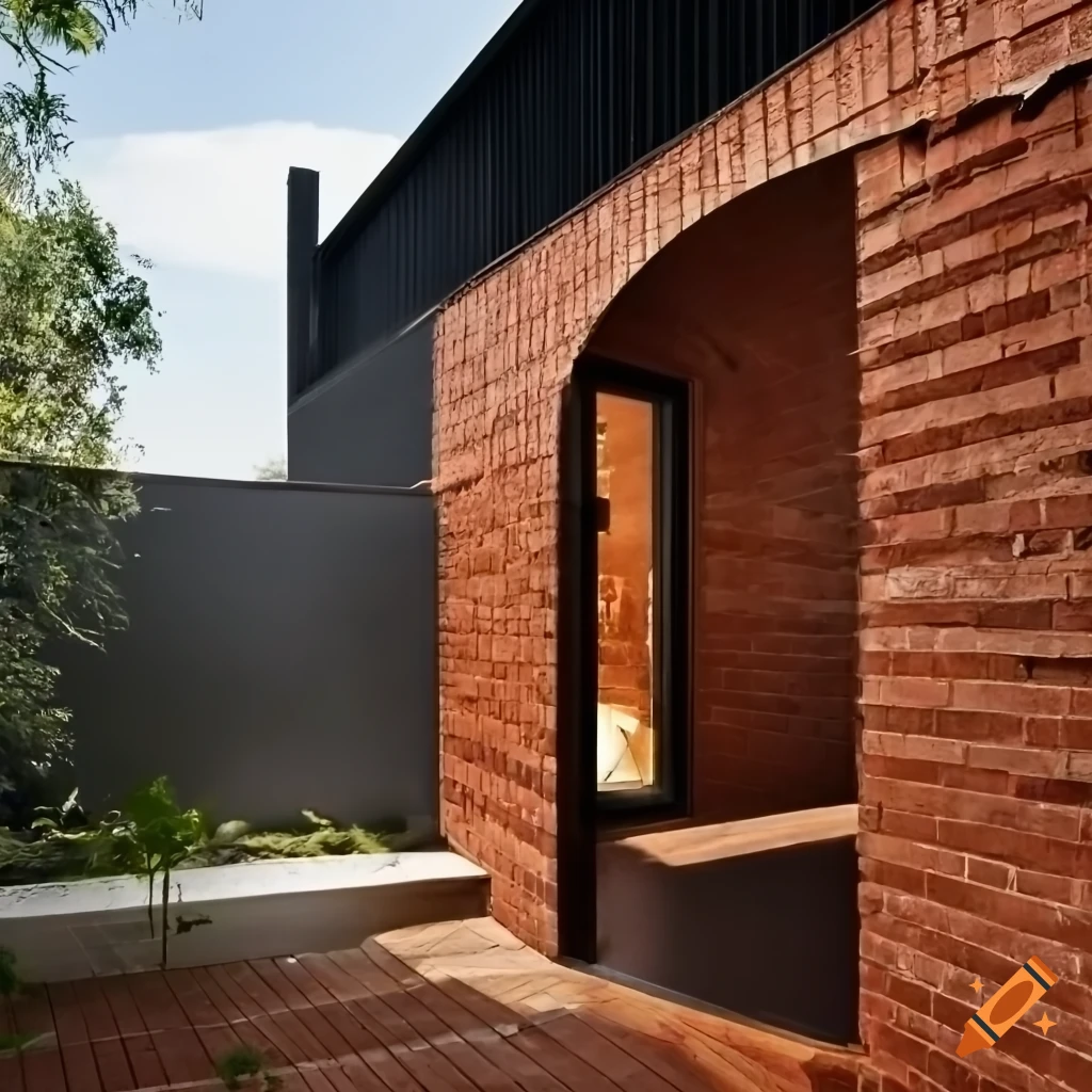 Image a contemporary double storey brick veneer australian terrace ...
