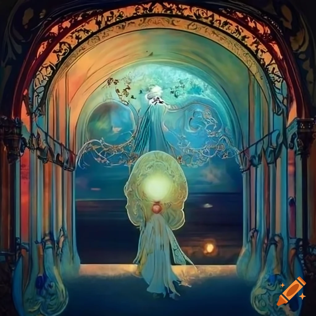 Arches, glowing orbs, bubbles, dandelion trees, lanterns, huge planets ...
