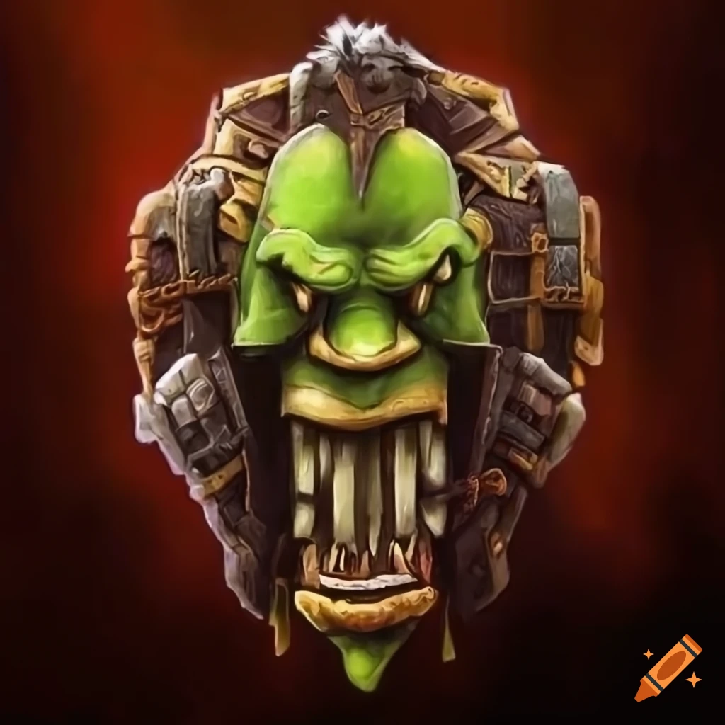Ork clan symbol for a clan mostly about dakka and meks