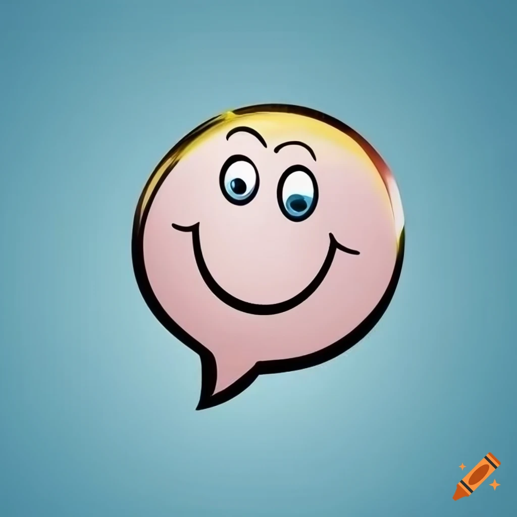 Web chat balloon on Craiyon