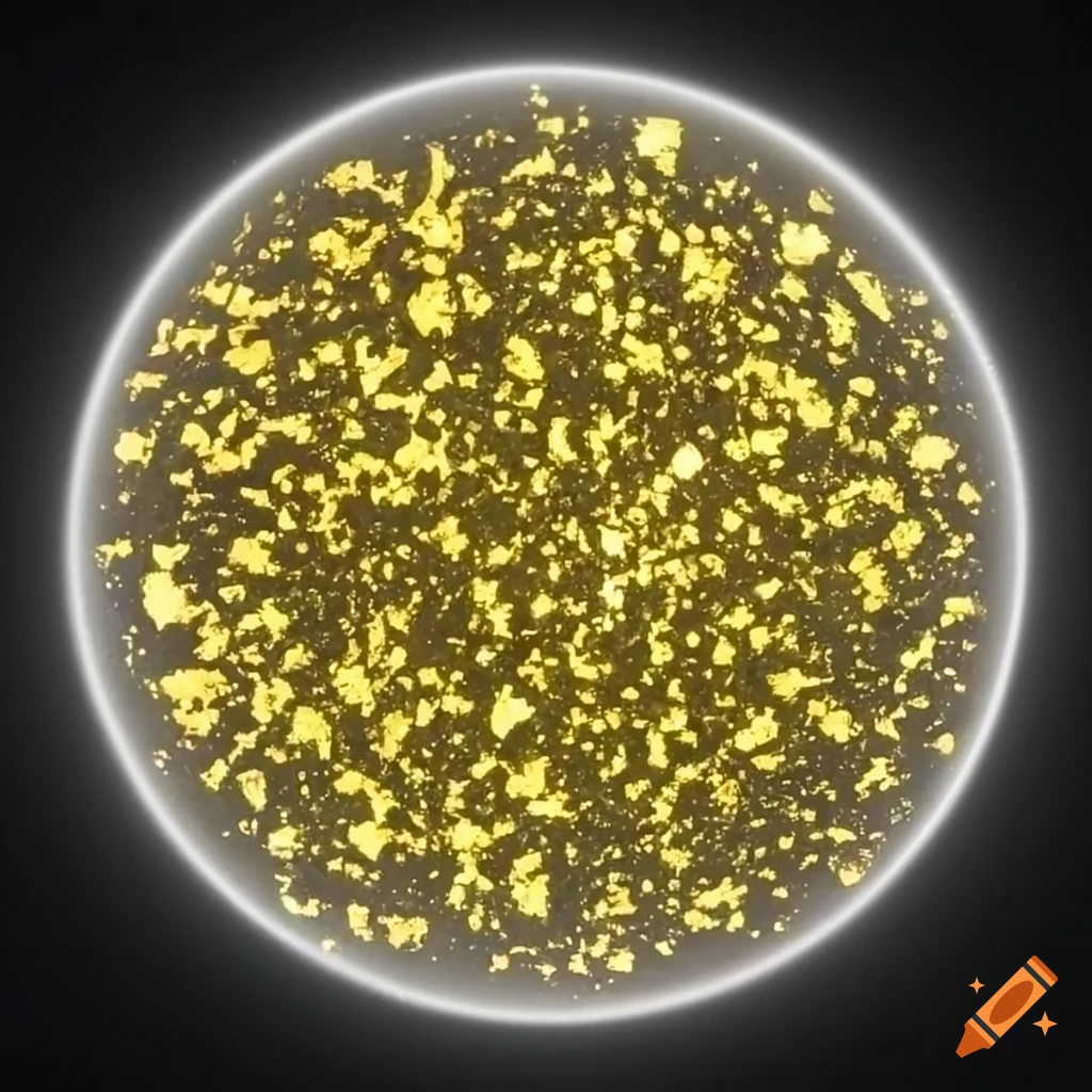 Gold meteorite zoomed in, with intricate patterns etched on its surface ...