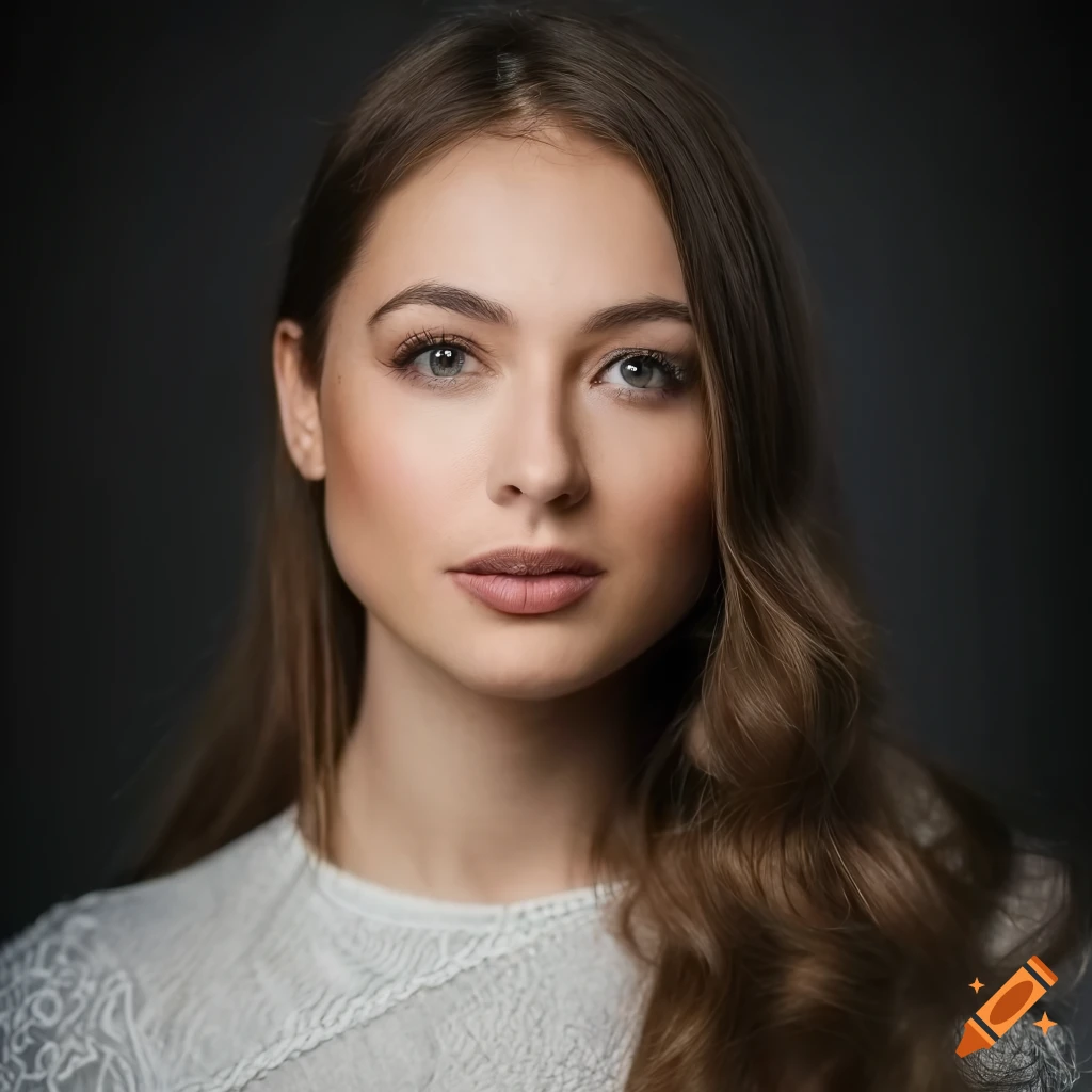 Perfect Facial Features is a photo portrait of a beautiful slavic woman ...