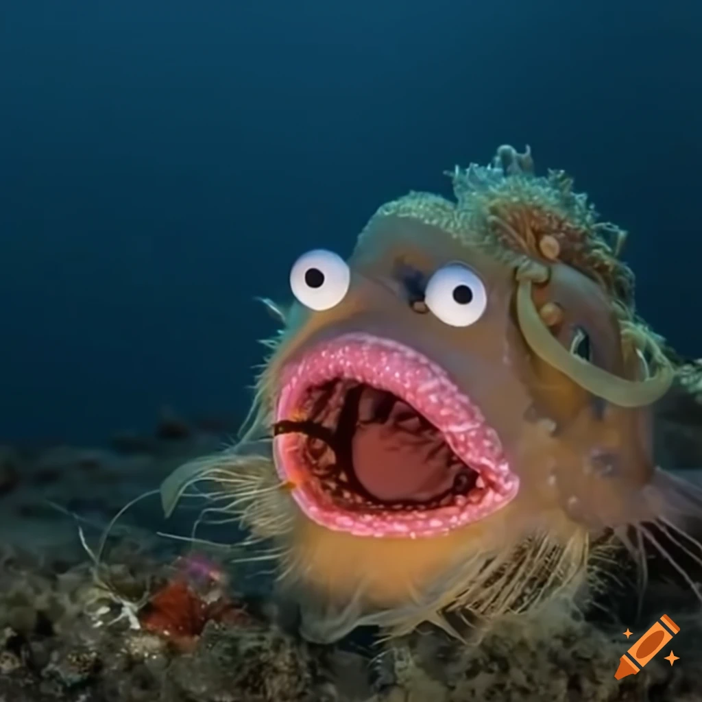 Deep sea muppet