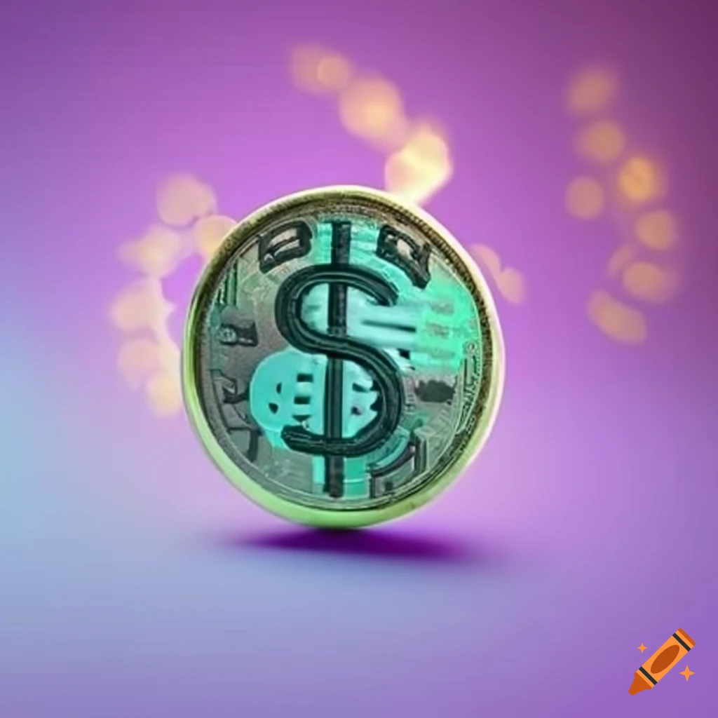 Digital cash on Craiyon