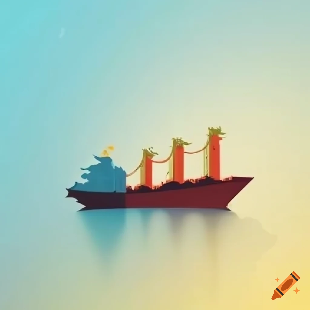 China export vector flat